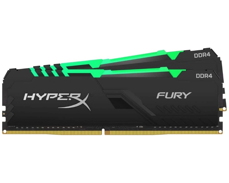 DIMM DDR4 64GB (2x32GB kit) 3200MHz HX432C16FB3AK2/64 HyperX Fury RGB