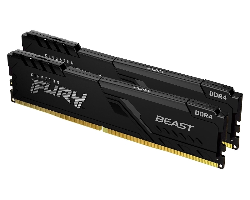 DIMM DDR4 64GB (2x32GB kit) 3200MHz KF432C16BBK2/64 Fury Beast Black