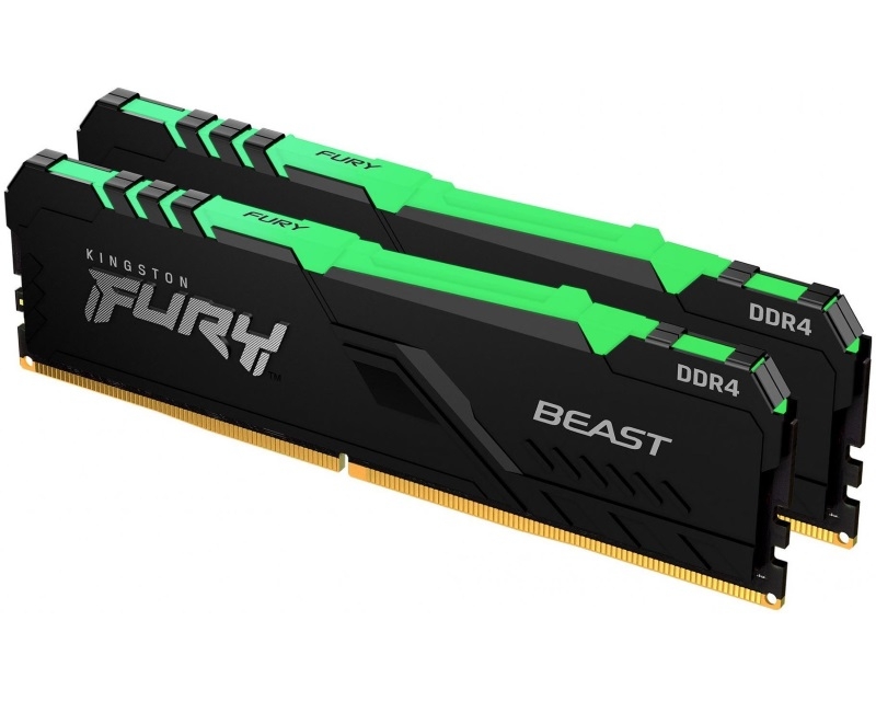 DIMM DDR4 64GB (2x32GB kit) 3600MHz KF436C18BBAK2/64 Fury Beast RGB