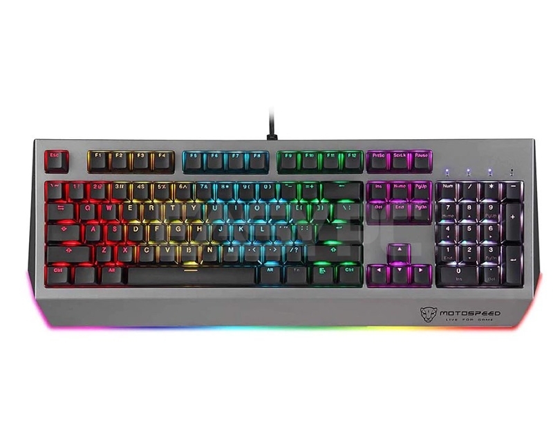 K99 RGB siva mehanička tastatura plavi prekidač
