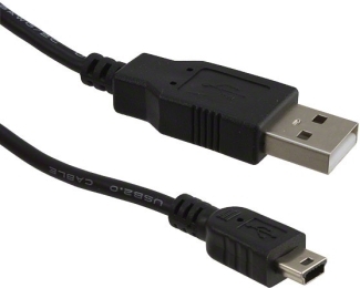 Kabl USB A – USB Mini-B M/M 1.8m crni