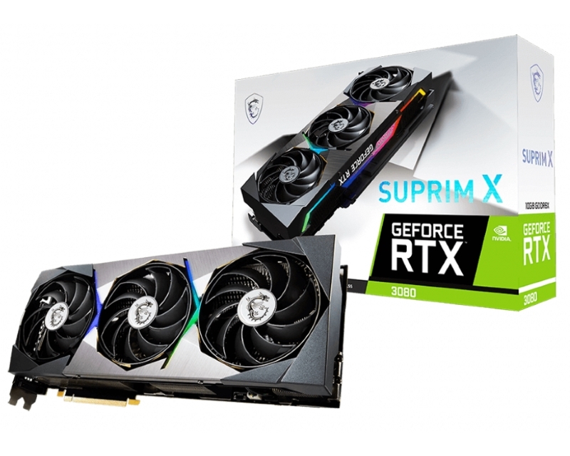 nVidia GeForce RTX 3080 10GB 320bit RTX 3080 SUPRIM X 10G LHR