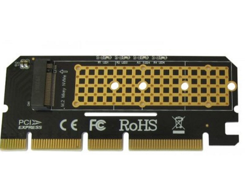 PCI-Express 3.0 16x/8x/4x na M.2 NVMe M-Key SSD KT046