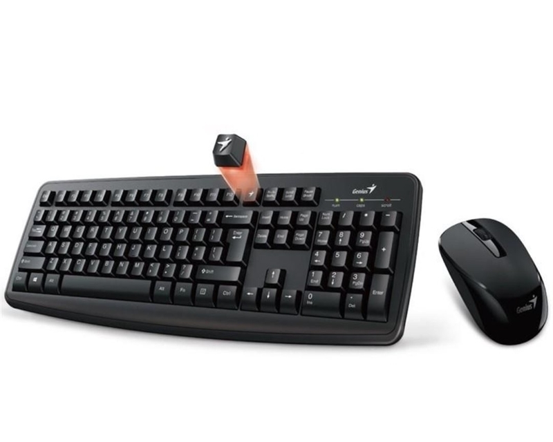 Smart KM-8100 Wireless USB YU crna tastatura + miš