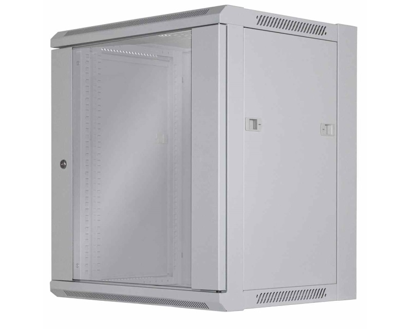 Wallmount Cabinet 12U Rek orman 19″ 600d sivi