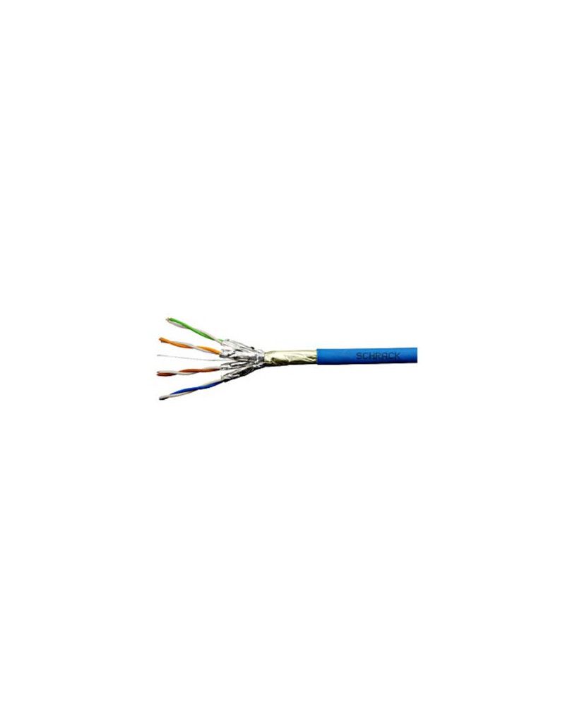 FTP cable CAT 6A F/FTP - 500 Mhz, 4x2xAWG-23, LSOH plavi Schrack HSEKP423HA