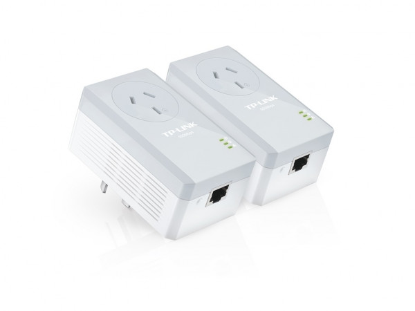 TP-LINK AV600 Passthrough Powerline KIT (2x), 1xFast port, 600Mbps Powerline