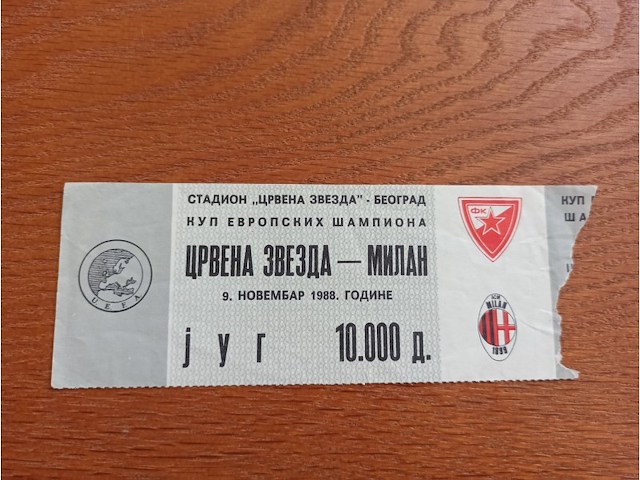 Crvena Zvezda - AC Milan 1:1 / p. 2:4 (1988.) !!!