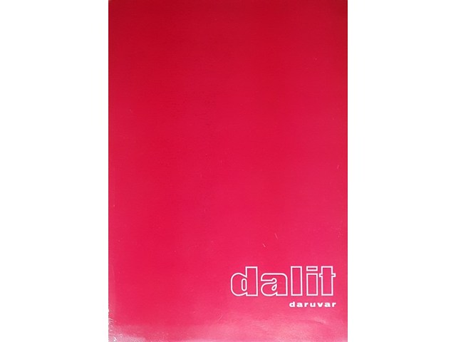 Katalog `DALIT` Daruvar Jugoslavija