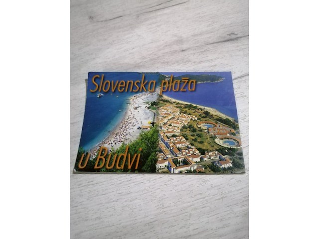 Razglednica - Slovenska plaža u Budvi