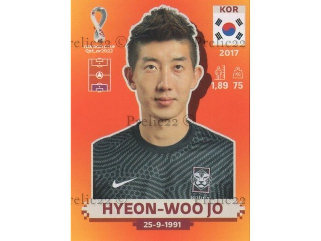 a Qatar 2022 Fifa WC sličica br. KOR03  KOR3