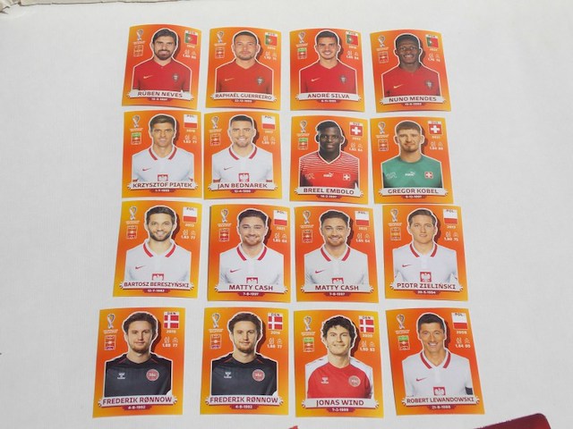 PANINI QATAR 2022 sličice 10 komada po izboru