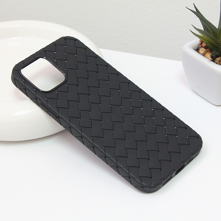 Maska Weave case za iPhone 12 6.1 crna