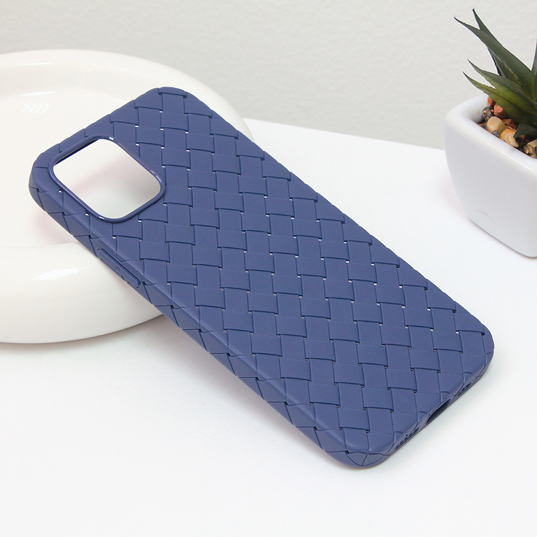 Maska Weave case za iPhone 12 6.1 plava