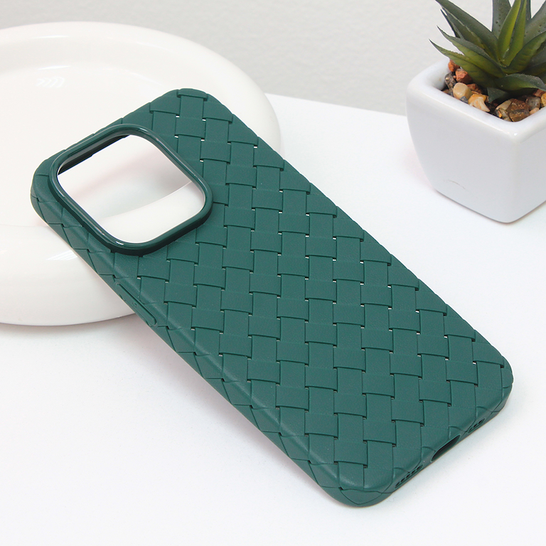 Maska Weave case za iPhone 14 6.1 Pro zelena