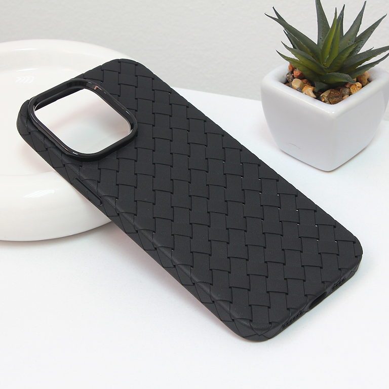 Maska Weave case za iPhone 14 Pro Max 6.7 crna