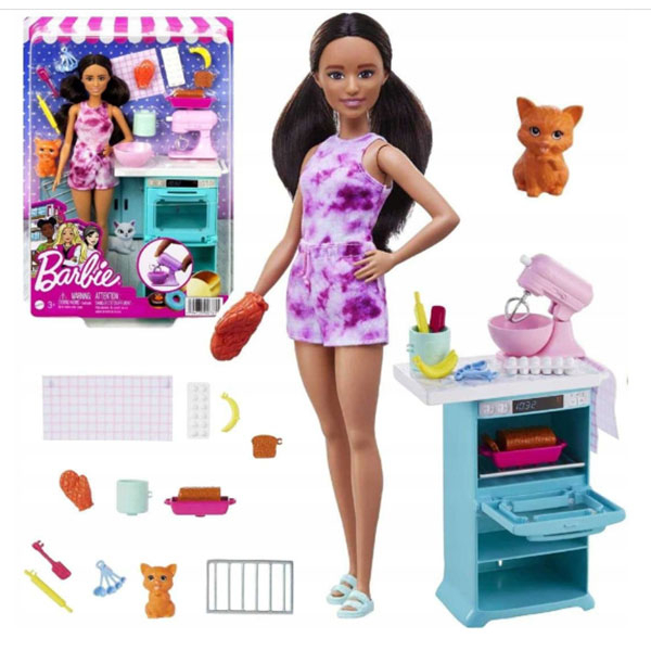 Barbie lutka u kuninji/basti HCD43