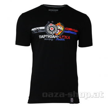 Majica "PARTIZAN CSKA" crna