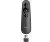 Logitech Wireless Presenter R500, Red laser pointer, USB receiver, black