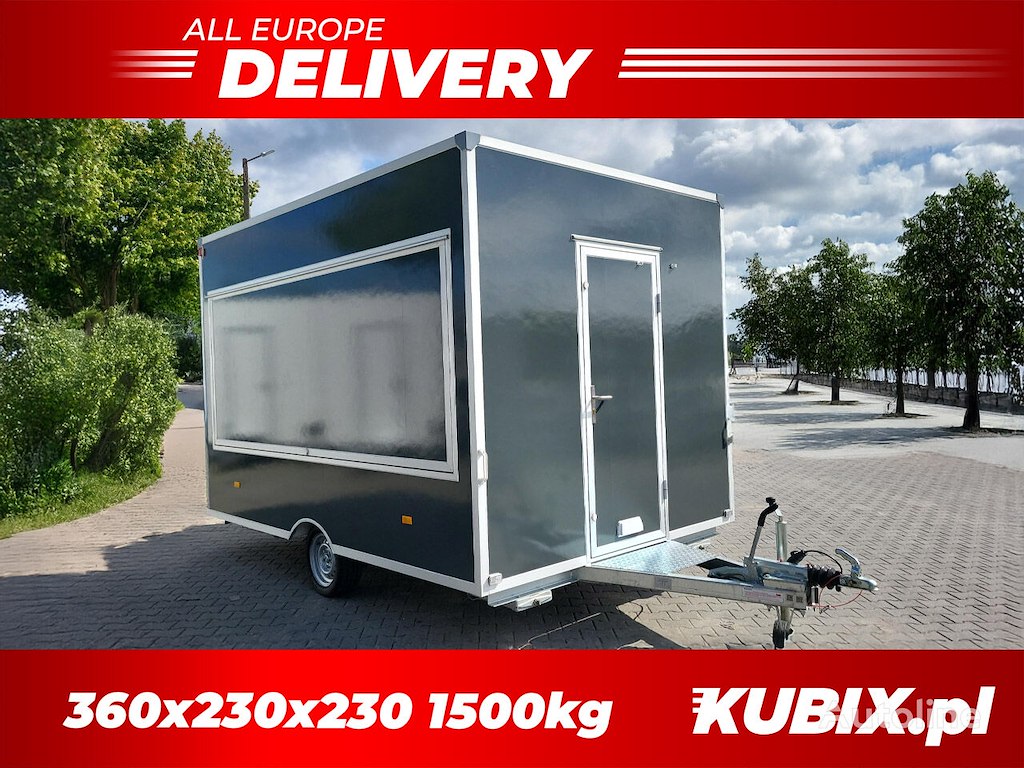 Nova Kubix Catering trailer Verkaufsanhänger 360x230x230, 1800kg NEU on sto prikolica kiosk