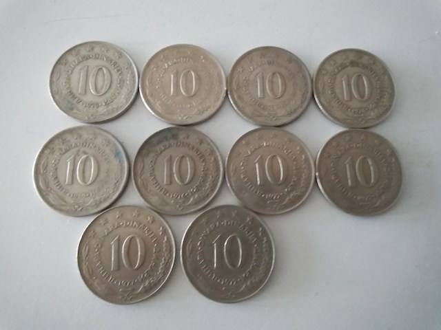 10 DINARA SFRJ  10 komada