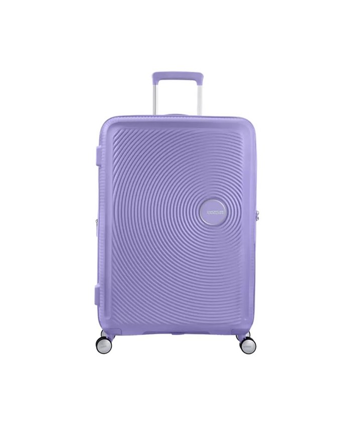 KOFER SOUNDBOX-SPINNER 77/28 TSA EXP LAVANDER PURPLE TROLLEY American Tourister