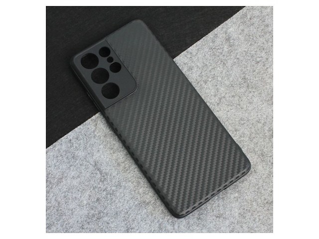 Maskica Carbon fiber za Samsung G998B Galaxy S21 Ultra crna