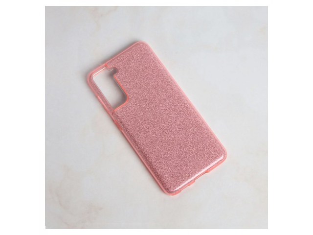 Maskica Crystal Dust za Samsung G991B Galaxy S21 roze