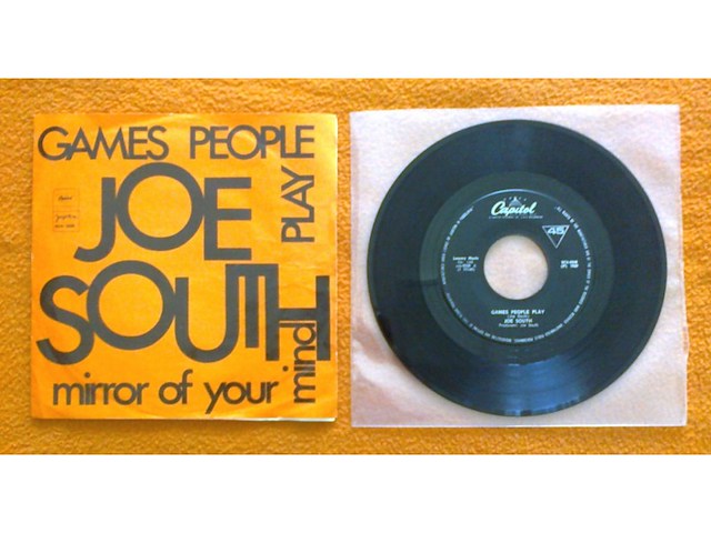 JOE SOUTH - Games People Play (singl) licenca