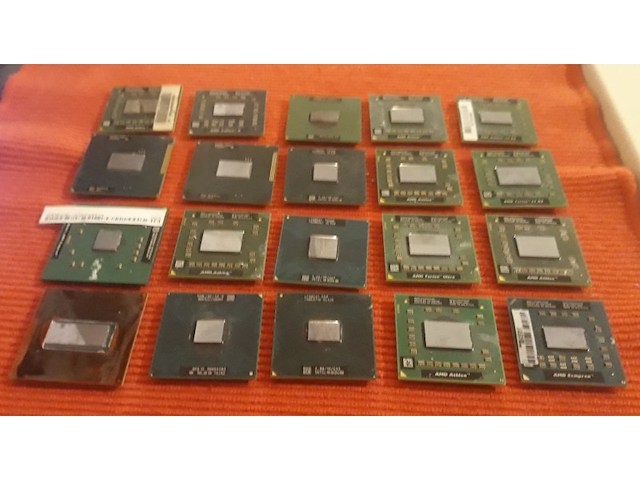 Procesori za laptopove 19 kom