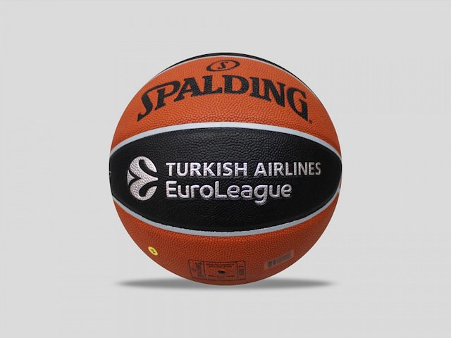 Spalding Euroleague kožna lopta za košarku SPORTLINE