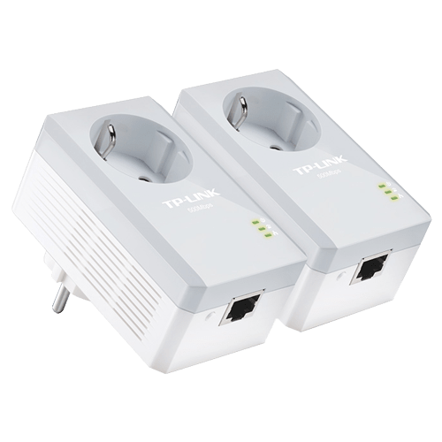 TP-LINK AV600 Powerline Adapter (integrisana utičnica/utikač) with AC Pass Through Starter Kit - TL-PA4010P KIT LAN, do 600Mbps, Windows, Mac, Linux, 0°C do 40°C