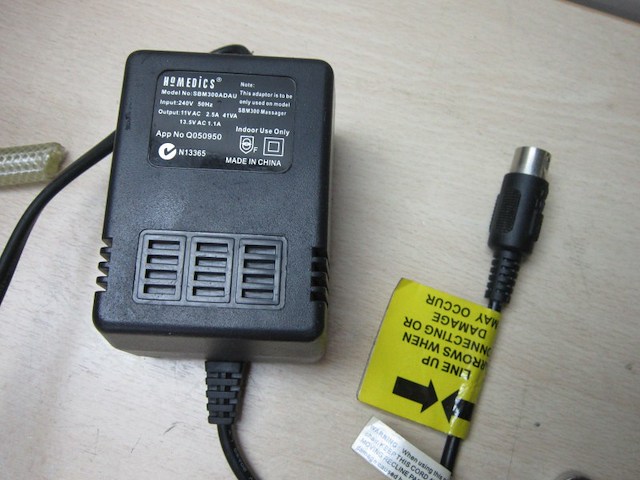 HoMEDICS adapter 13,5V-model SBM 300 ADAU-