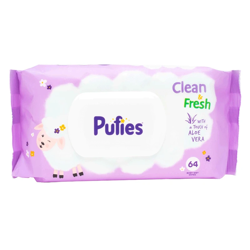 Pufies vlažne maramice za bebe Clean&Fresh, 64kom