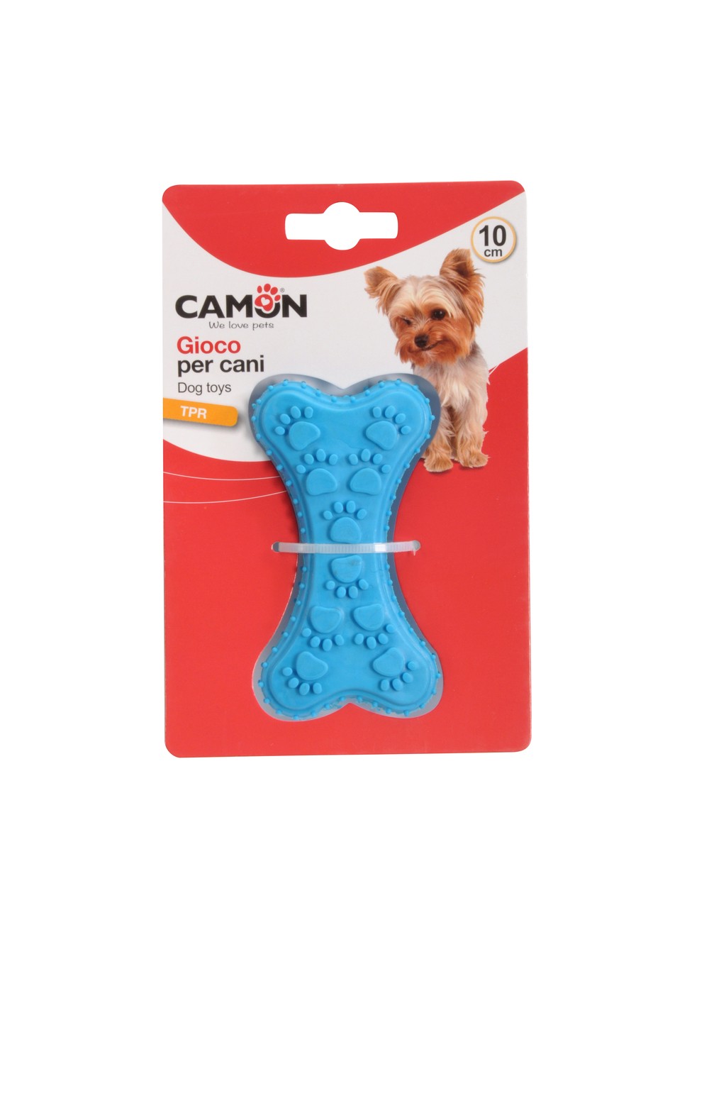 Camon Dog Koska TPR plava igračka 10x5cm