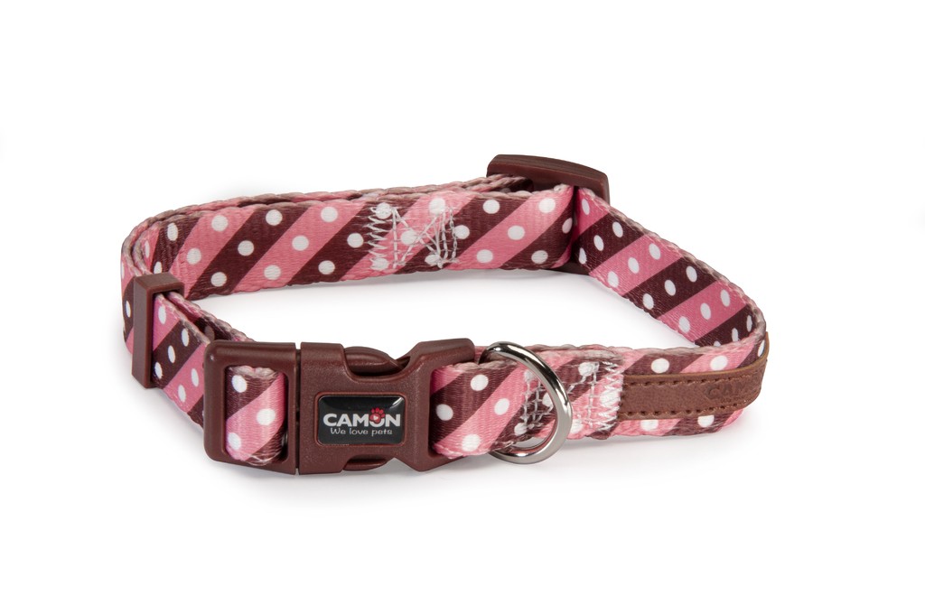 Camon Ogrlica Twill Roze 30-40cm