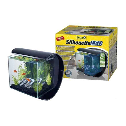 Tetra Silhouette LED Akvarijum set BUNDLE hrana i oprema 12L