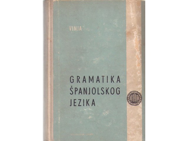 Dr Vojmir Vinja-Gramatika španjolskog jezika