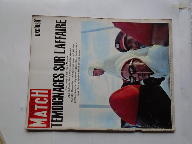 Paris Match No 878 5.2.1966.  Hasan II