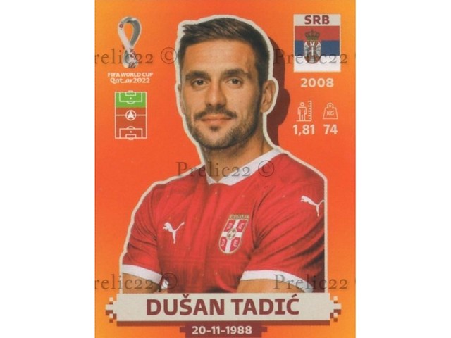 a Qatar 2022 Fifa WC sličica br. SRB18