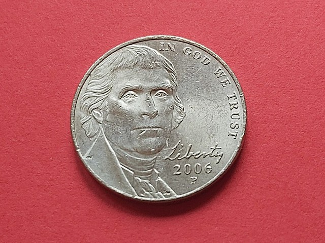 USA  - 5 cents 2006 god P