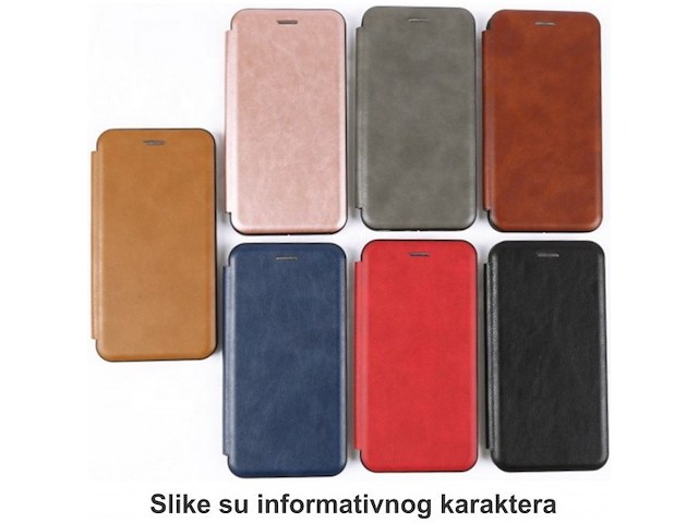 MCLF11-SAMSUNG S22 * Futrola Leather FLIP Gold (249)