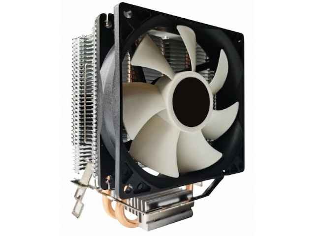 CPU-HURACAN-X60 Gembird UNI kuler 95W 90mm.Fan +/-1600rpm 26dBa LGA 775/115x/1200/AMD