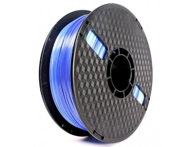 3DP-PLA-SK-01-ICE PLA Svilenkasti led Filament za 3D stampac 1.75mm, kotur 1KG Ice blue + dark blue