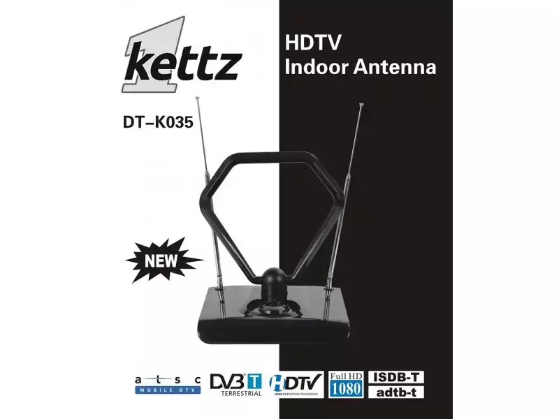 KETTZ SOBNA TV/FM ANTENA DT-K035 + POJAČIVAČ 00K035