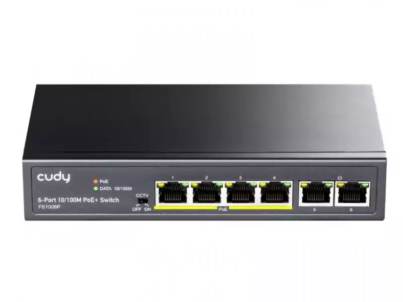 CUDY FS1006P POE+ 6PORT SWITCH