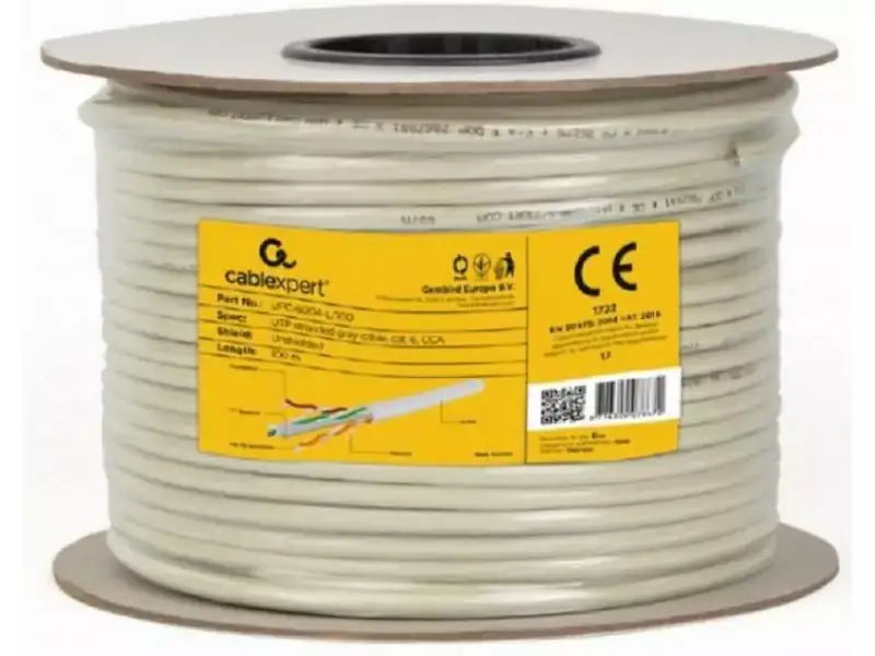 GEMBIRD UPC-6004-L/100 UTP, CAT.6, INDOOR, LICNASTI, CCA, KOTUR 100M 2356