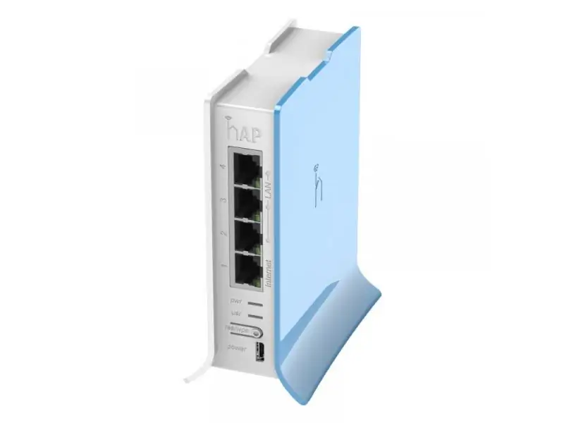 MIKROTIK RB941-2ND-TC HAP LITE WIFI 2.4GHZ RUTER 300MB/S 802.11N MIMO SA 4×10/100MB/S LAN/WAN, VPN R 9412TC