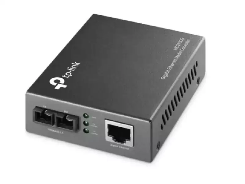 TP LINK MEDIA KONVERTER GIGABIT ETHERNET 1000MBPS SINGLE-MODE SC FIBER, DOMET DO 15KM (MC210CS)