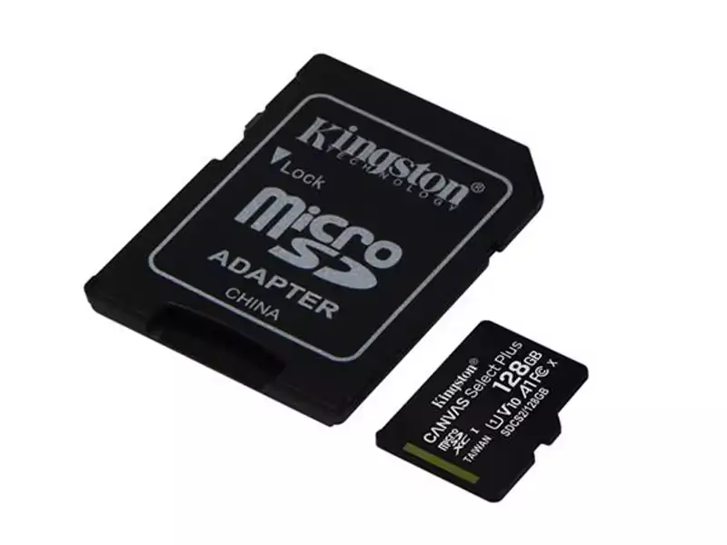 KINGSTON MICRO SD 128GB + SD ADAPTER, SDCS2/128GB